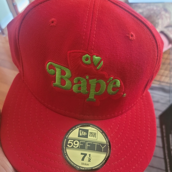 Bape | Accessories | Bape New Era Fitted Cap | Poshmark
